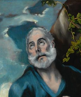 EL GRECO'S TEARS OF ST PETER